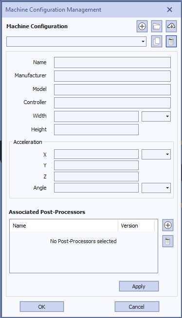 Machine Configuration – Vectric Ltd.